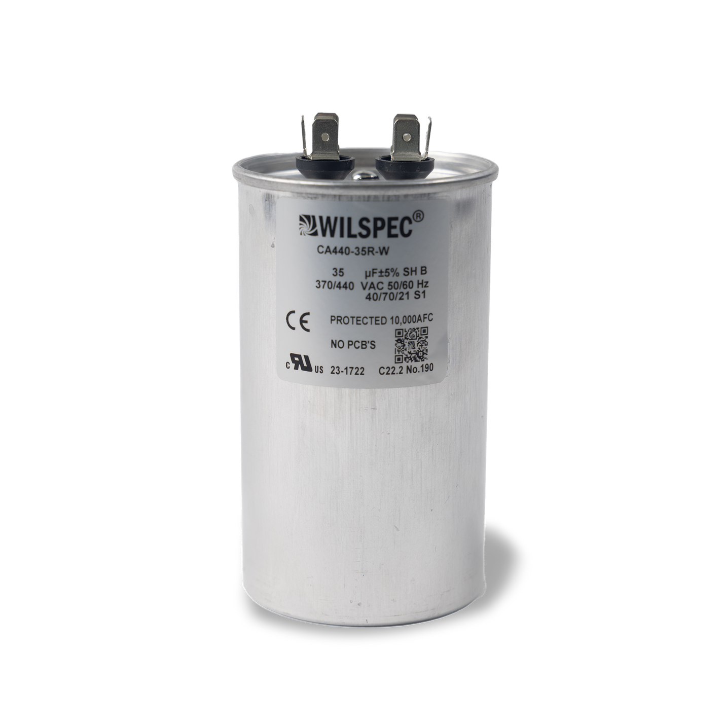Capacitor - Single (Universal 370 / 440 VAC) – Wilspec Direct, LLC