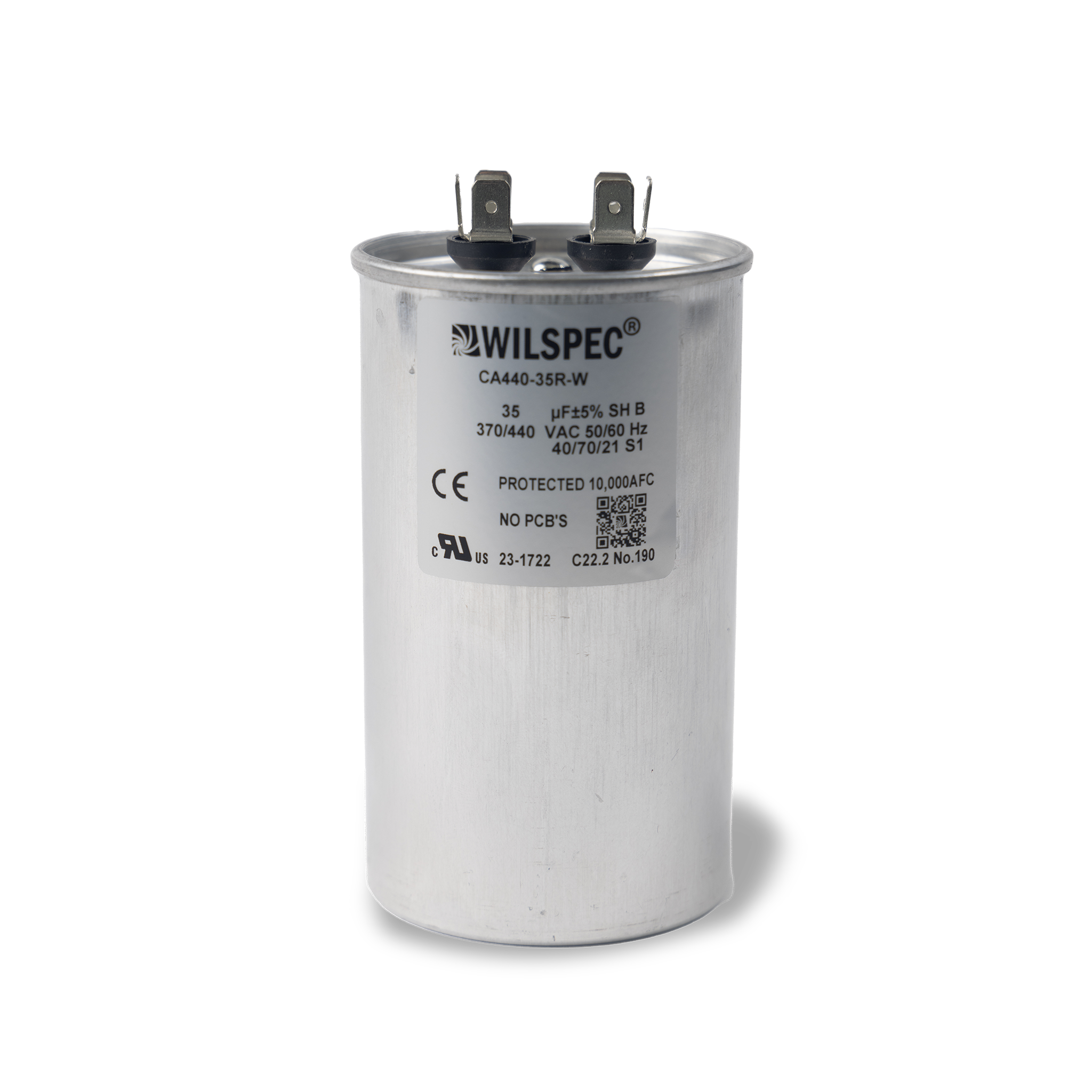 Capacitor - Single (Universal 370 / 440 VAC) – Wilspec Direct, LLC