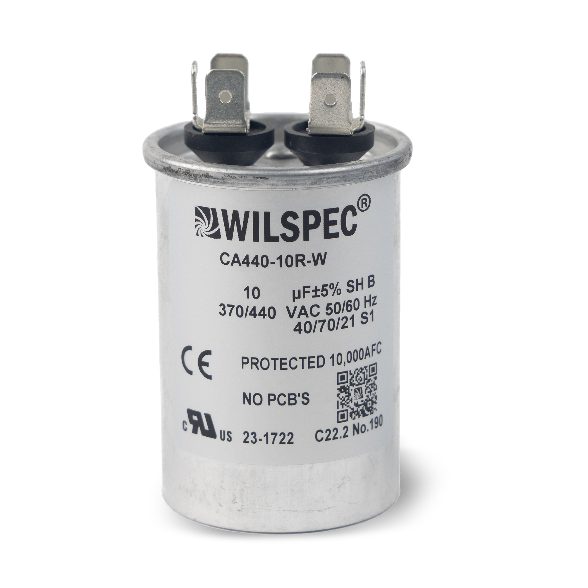 Capacitor - Single (Universal 370 / 440 VAC) – Wilspec Direct, LLC