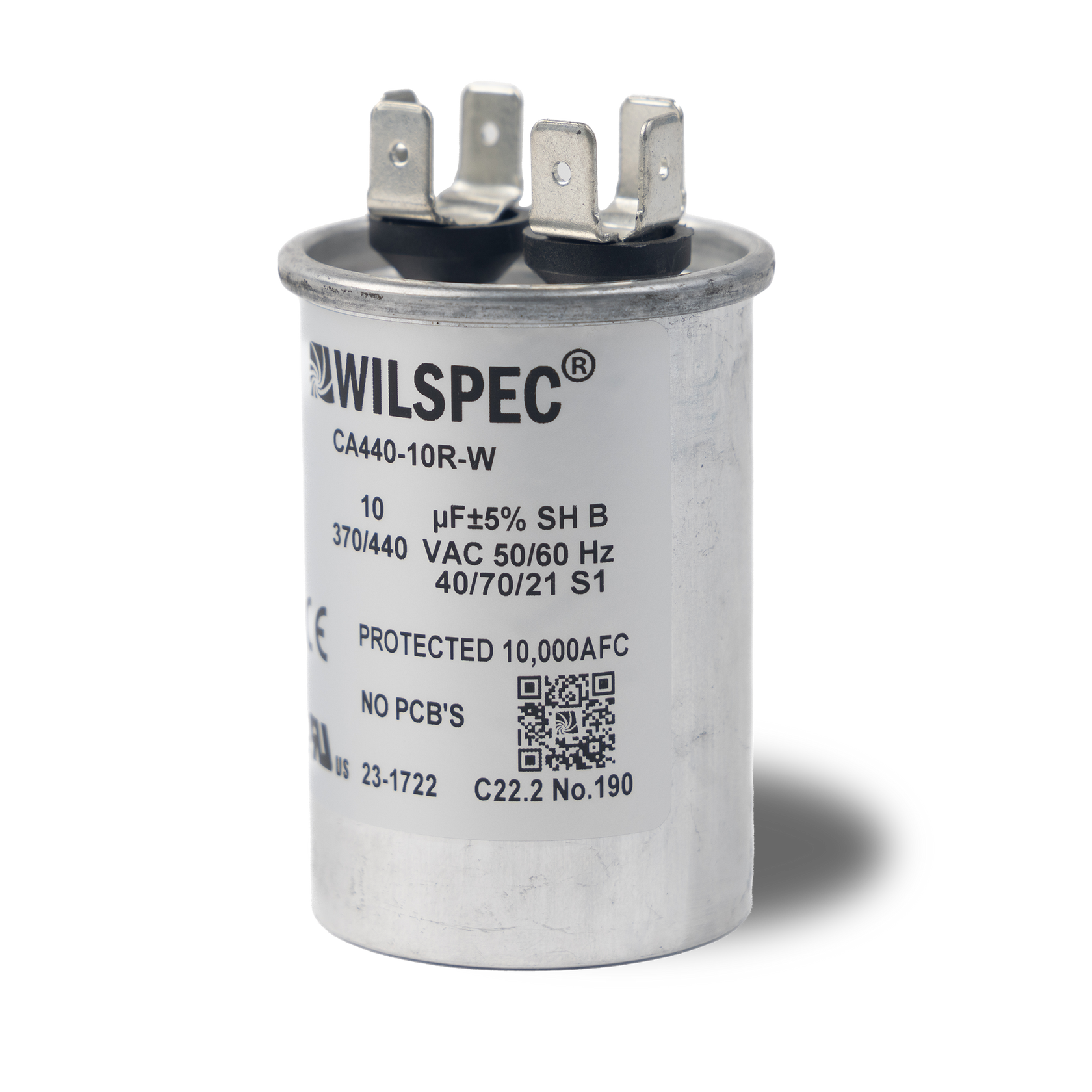 Capacitor - Single (Universal 370 / 440 VAC) – Wilspec Direct, LLC